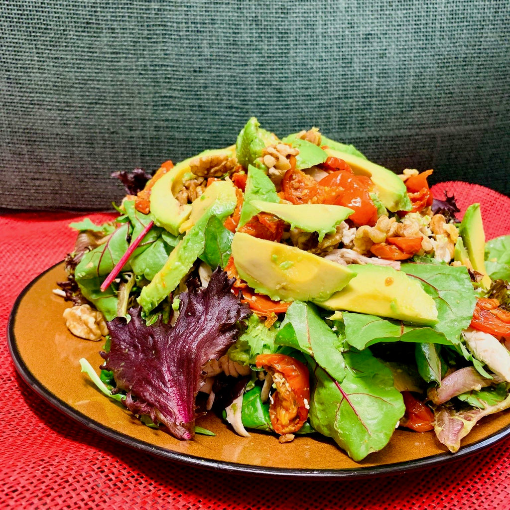 Roast Chicken Walnut Avocado Mesclun Mix – Fresh Provisions